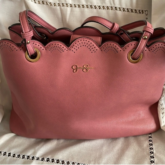 Jessica Simpson | Bags | Jessica Simpson Pink Shoulder Bag With ...